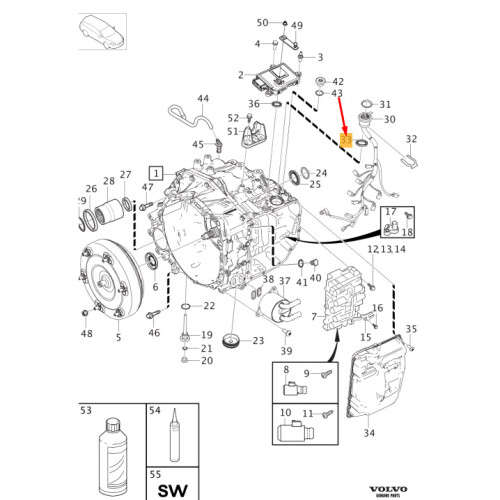 VOLVO XC60 MK2 Automatic Transmission Sealing 31437016 NEW GENUINE on OnBuy