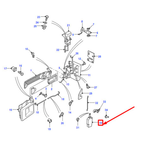 LAND ROVER DEFENDER 110 Central Locking Actuator FUD500030 NEW GENUINE ...