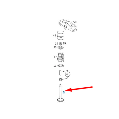 MERCEDES-BENZ SPRINTER W906 Intake Inlet Valve A6510530101 NEW GENUINE ...