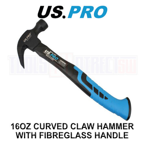 US PRO Tools 16oz Curved Claw Hammer With Fibreglass Handle 4518 on OnBuy US PRO Tools 16oz Curved Claw Hammer With Fibreglass Handle 4518 on OnBuy