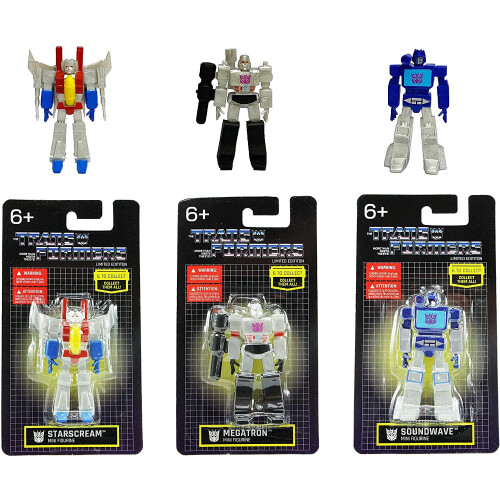 Transformers Decepticons - Starscream, Megatron & Soundwave 2.5" Mini ...