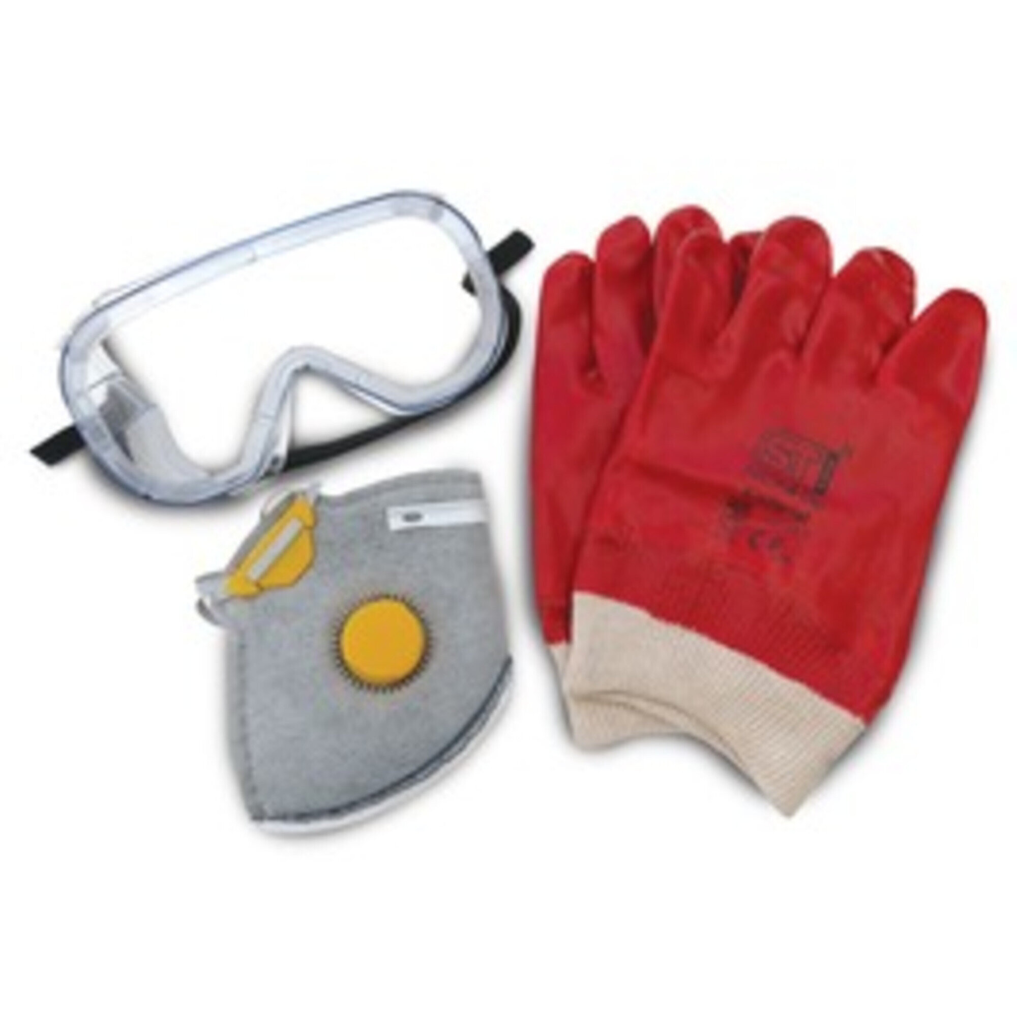 Safety Wear Pack - Vapour Mask (With Filter), Gloves and Goggles on OnBuy