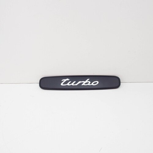 PORSCHE 911 996 Rear Lining "Turbo" Logo Black 99655130500A03 NEW ...