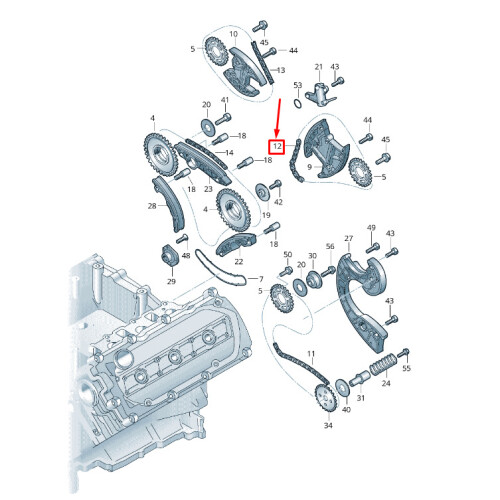 AUDI A4 Avant B8 Left Timing Chain 059109229L NEW GENUINE on OnBuy