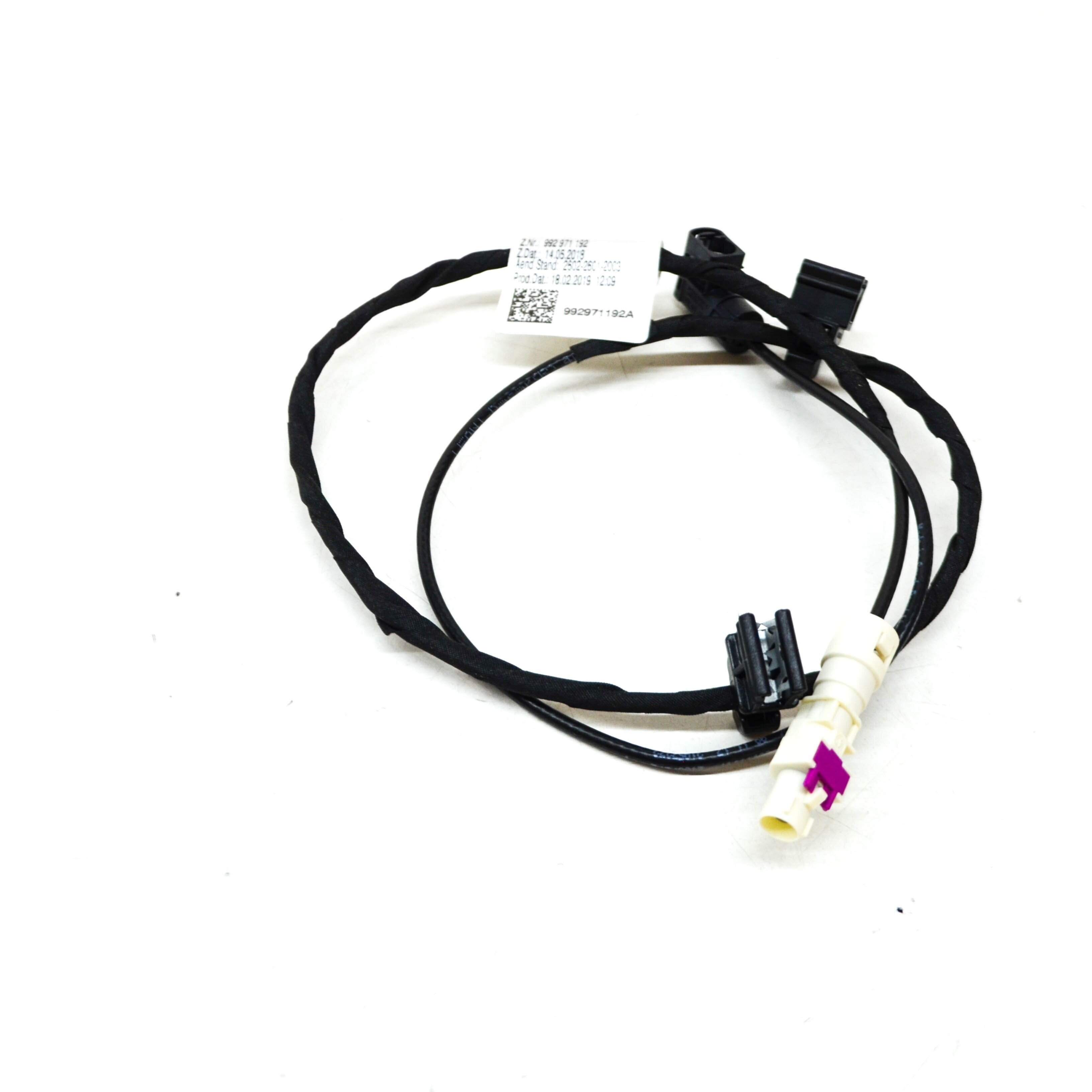 PORSCHE 911 992 Front Bumper Camera Wiring Harness SPORT 992971192A NEW ...
