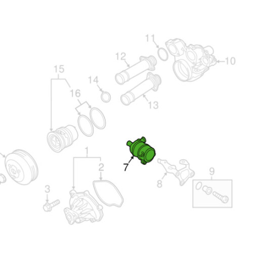 PORSCHE CAYENNE 92A Auxiliary Water Pump 95810631300 NEW GENUINE on OnBuy