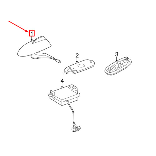 LAND ROVER FREELANDER 2 L359 Antenna Aerial LR031941 NEW GENUINE on OnBuy