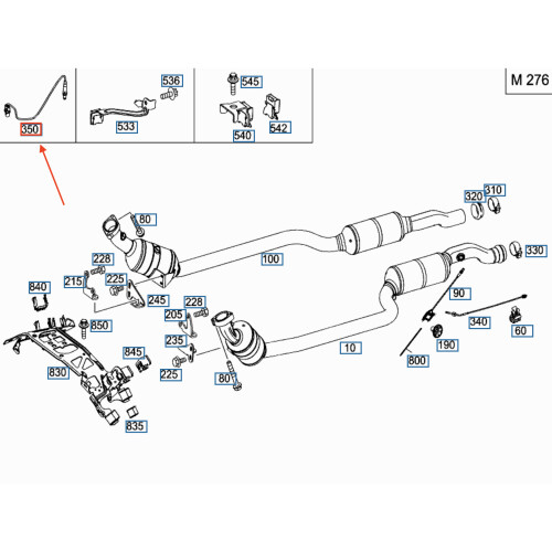 MERCEDES-BENZ C W204 Lambda Oxygen Sensor A0085422918 NEW GENUINE on OnBuy