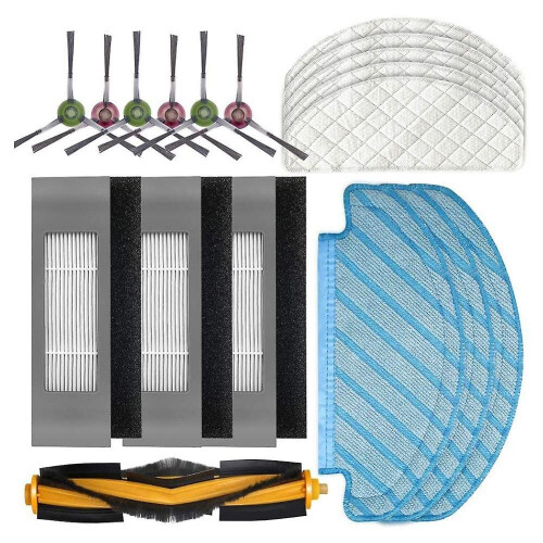 Main Brush Side Brush Filter Rag Replacement Spare Parts For Ecovacs on ...