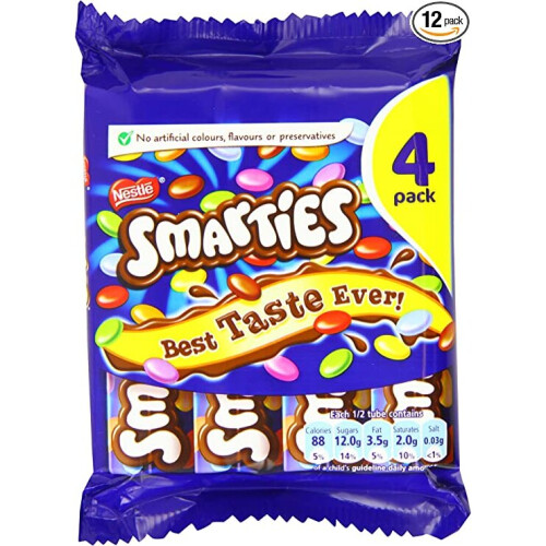 Nestlé Smarties Multipack 4x38 g (Pack of 12) on OnBuy