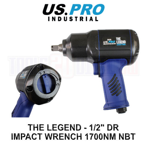 US PRO Industrial Impact Wrench 1/2 In Dr Air Legend Ultimate Torque ...