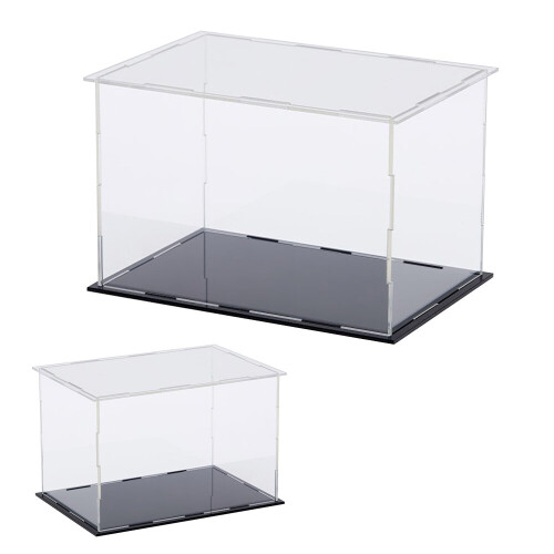 Acrylic Retail Display Dustproof Box Perspex Clear Collectibles on OnBuy