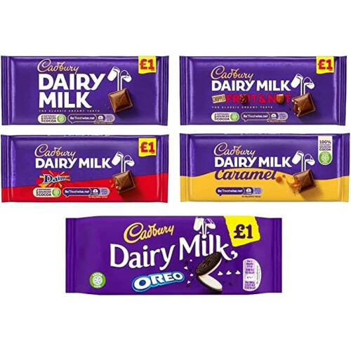 Dairy Milk Selection Box,Dairy Milk Orignal, Fruit and Nut, Daim on OnBuy
