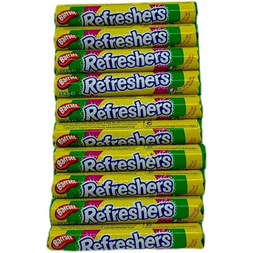 Barratt Refreshers Fruity Flavour Fizzy Sweets (10 Pack) on OnBuy