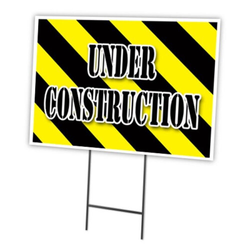 SignMission C-1216-DS-Under Construction 12 x 16 in. Under Construction ...