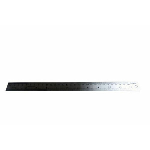 Vewerk By Bergen 12" 300Mm Long Stainless Steel Ruler B2722 on OnBuy