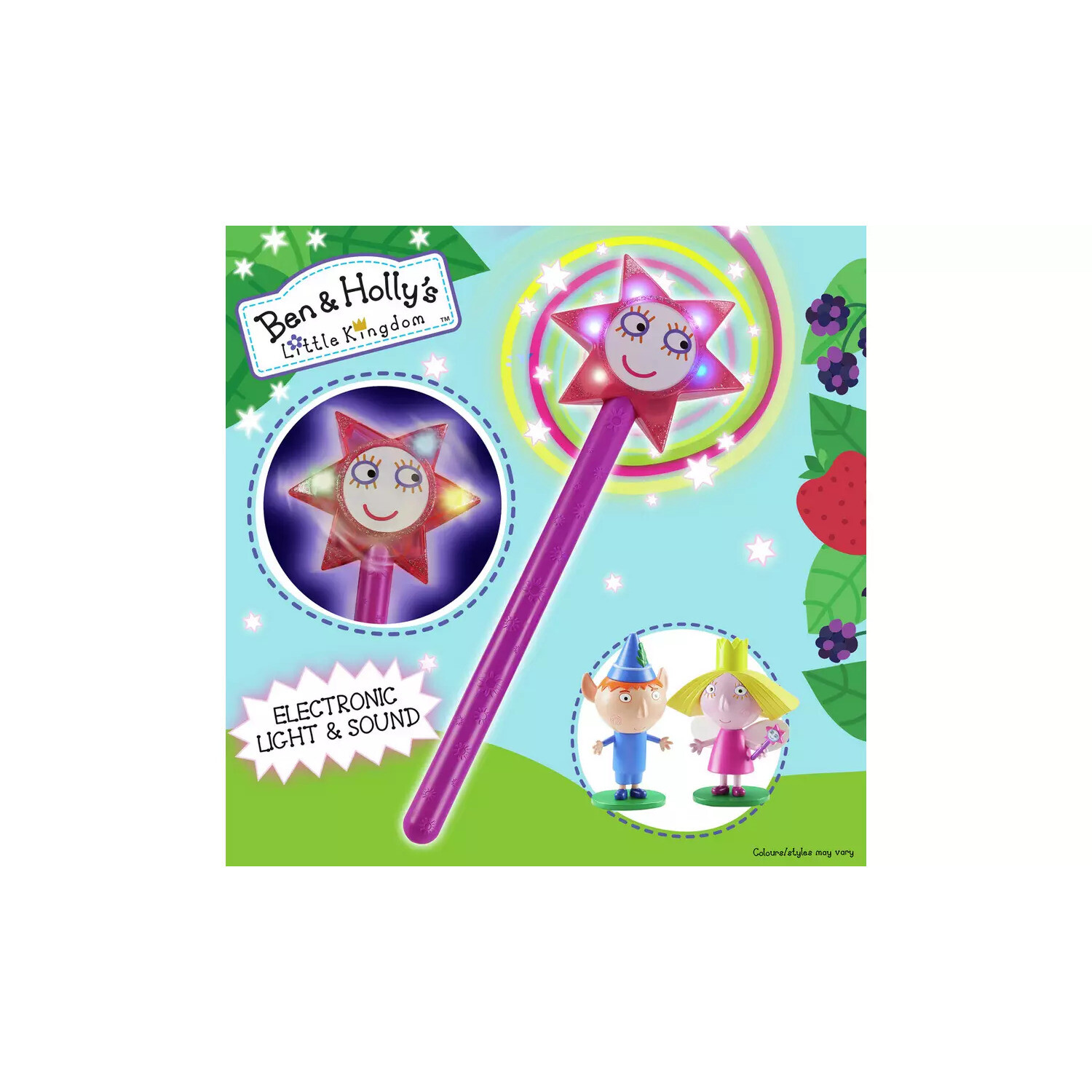 Ben and Holly Princess Holly's Magical Wand & Figures Holly & Ben Elf ...