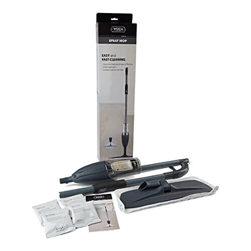 WOCA Spray Mop - Professional Cotton and Microfiber Mop for Hardwood ...