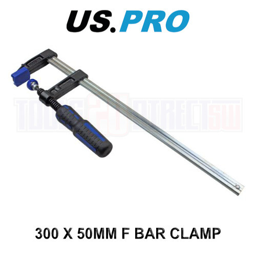 US PRO Tools 300 X 50mm F Clamp Sliding Bar Profile Clamp Quick Slide ...
