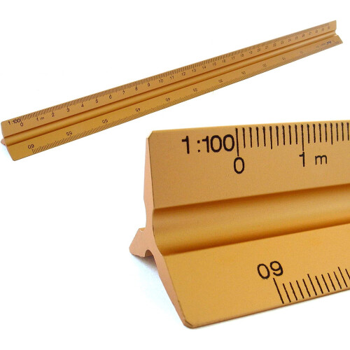 Scale Triangular Scale Aluminum Triangular 1: 100, 1: 200, 1: 250, 1: ...