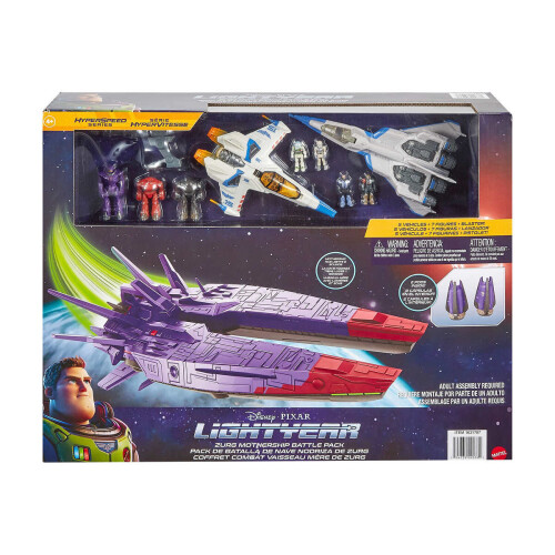 Disney Pixar Lightyear Hyperspeed Series Zurg Mothership Battle Pack on ...