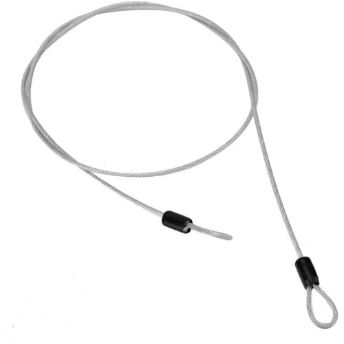 Security Steel Cable, Double Looped Stainless Steel Security Lock Cable ...