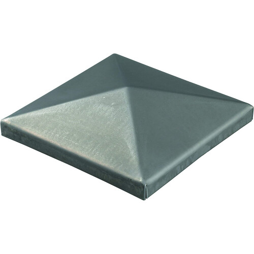 Weld-On Post Cap for Square Metal Posts Untreated Steel 80 x 80 mm / 10 ...