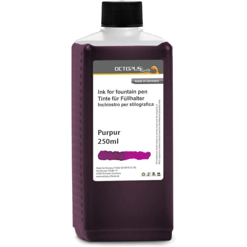 Fountain pen ink in practical refill bottle, writing ink for fountain ...