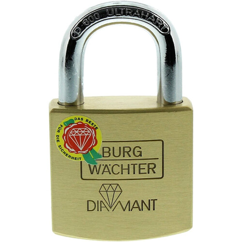 Burg-W?chter Diamant D 600 40 SB Cylinder Lock, Brass on OnBuy