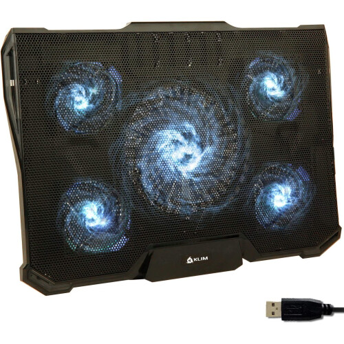 KLIM Cyclone - Laptop Cooling Stand - Maximal Cooling - XL Laptop Stand ...