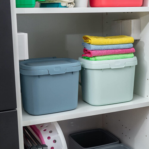 Addis Everyday Kitchen Food Waste Compost Caddy Bin, 4.5 Litre, Air ...