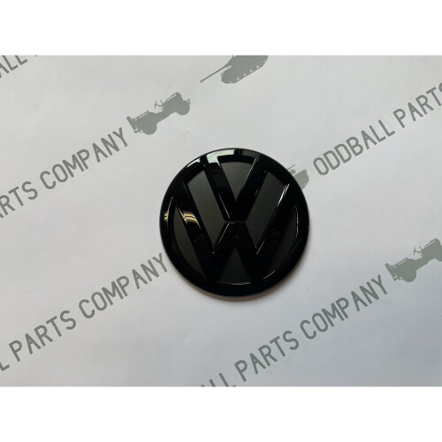 VW Caddy & Maxi 10-15 Tailgate Model Rear Badge Gloss Black 110mm on OnBuy