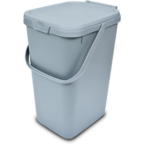 Addis Recycling 18 litres Caddy Carrying Handle Eco Light Grey on OnBuy