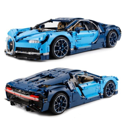 Bugatti Speed Sport Car Model Building Blocks 42083 Assemble Technical ...