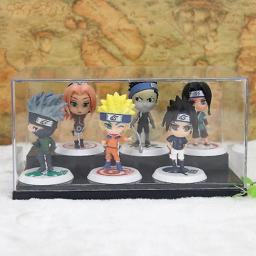 Naruto Anime Action Figure Toy Model Gift With Transparent Display Box ...