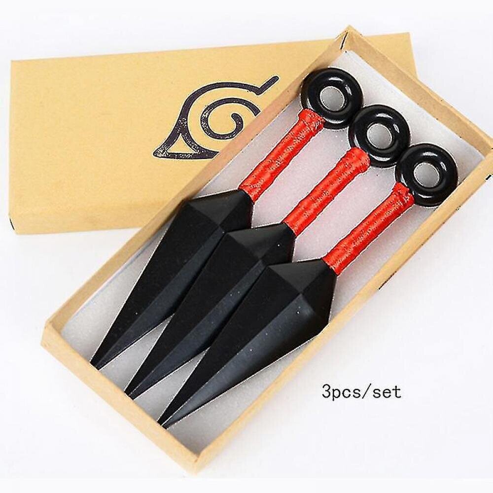 Uzumaki Naruto Ninja Darts Toy Accessory Imitate Anime Sword Samurai ...