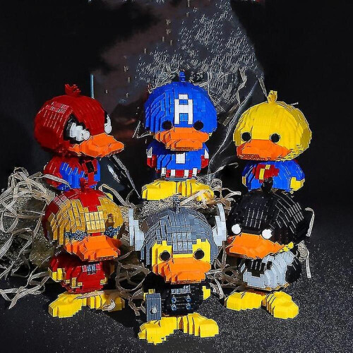 725pcs+ Mini Diamond Blocks Duckbill Cartoon Building Bricks Cosplay ...