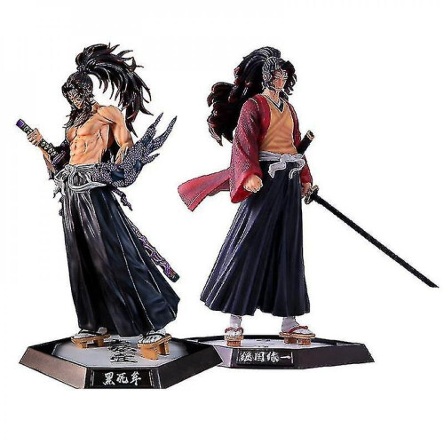 30cm Anime Demon Slayer Daki Model Toys Yoriichi Kokushibou Action ...