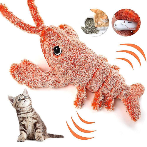 Electric Flopping Lobster Cat Toy Moving Cat Kicker Chew Fish Toy ... Electric Flopping Lobster Cat Toy Moving Cat Kicker Chew Fish Toy ...