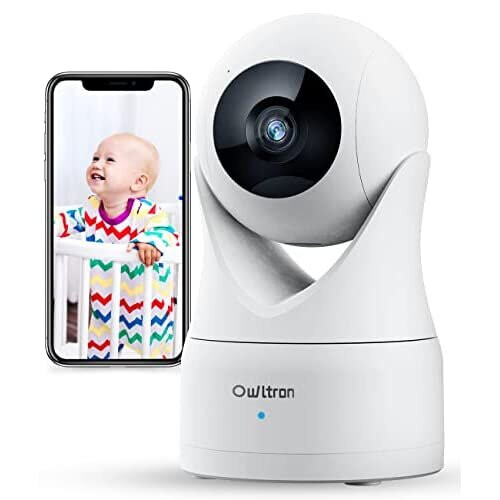 Home Security Cameras 360 Rotational Pan/Tilt House Cameras for Home ...