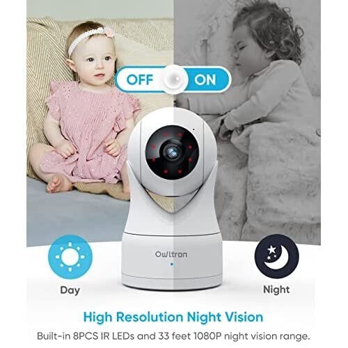 Home Security Cameras 360 Rotational Pan/Tilt House Cameras for Home ...