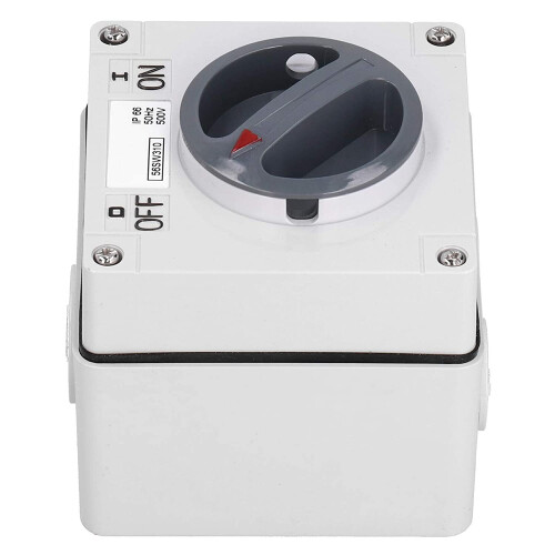 Waterproof Switch 500V Outdoor Power Isolator On‑Off Switch Dustproof ...