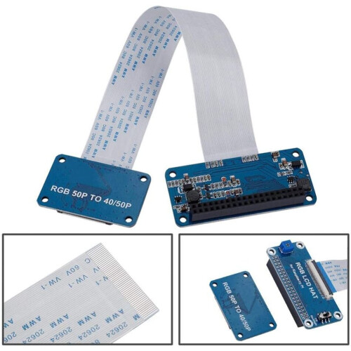 Tangxi RGB LCD Driver Board kit LCD Driver Adapter Board 5 inch (40PIN ...