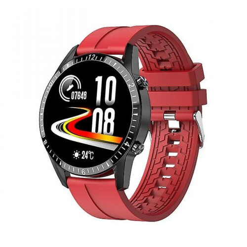 Red Smart Watch Phone Full Touch Screen Sport Fitness Watch Ip67 ...