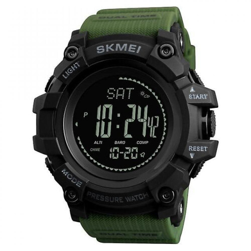 Fashion Men's Digital Watch Compass Temperature Weather(green) on OnBuy