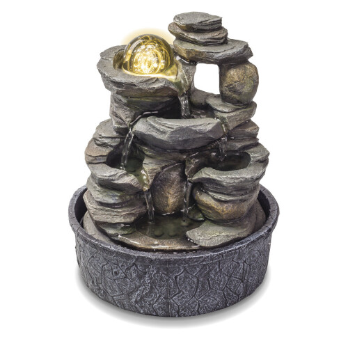 Table Top Water Fountain Feature for indoor use on OnBuy