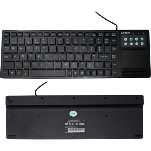 Wired USB Multimedia TPad Keyboard with Touchpad Mouse | All-in-One ...