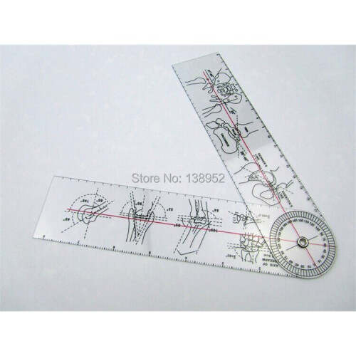 Spinal goniometer distal radioulnar joint ruler medical ruler Angle pr ...