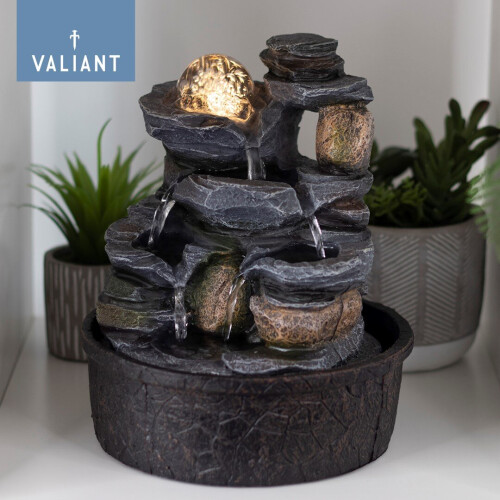 Table Top Water Fountain Feature for indoor use on OnBuy