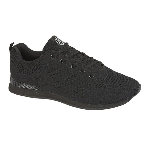 (7 UK, Black) Dek Unisex Target Lace Up Mesh Bowl Trainer on OnBuy
